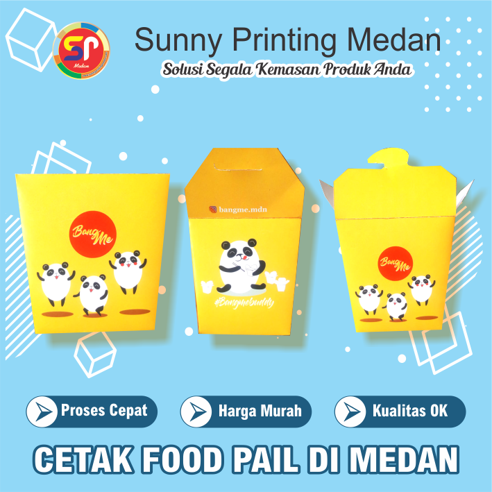BUAT/CETAK FOOD PAIL/TAKE AWAY DI MEDAN - Sunny Printing Medan