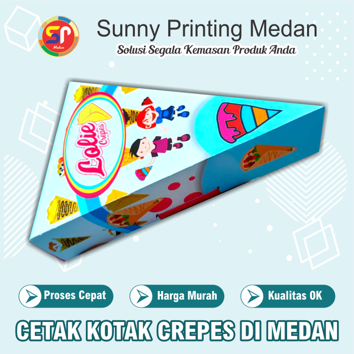 BUAT/CETAK BOX CREPES DI MEDAN - Sunny Printing Medan
